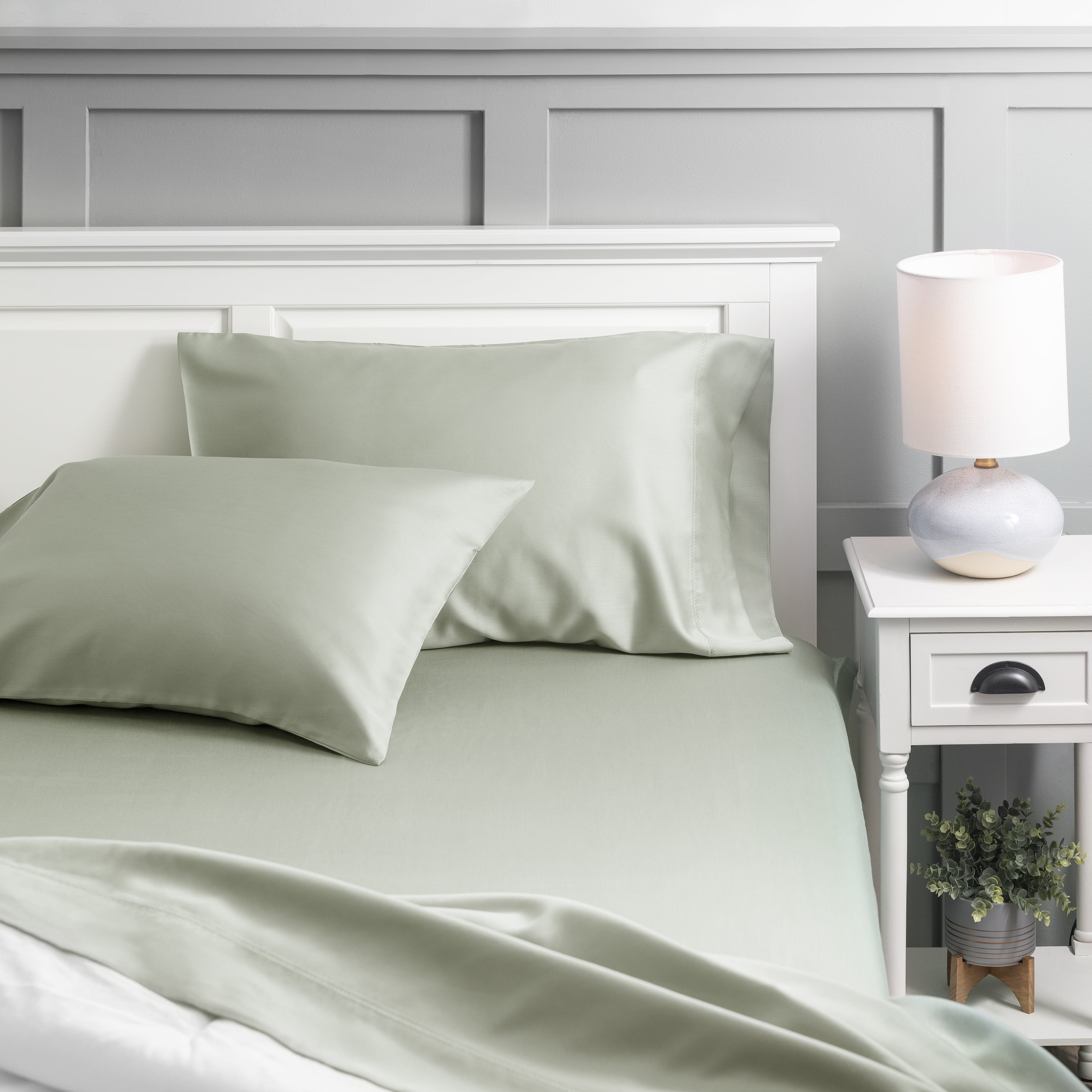 Hotel Style 500 Thread Count Tri-Blend Sheet Set - King Grey - Walmart.com