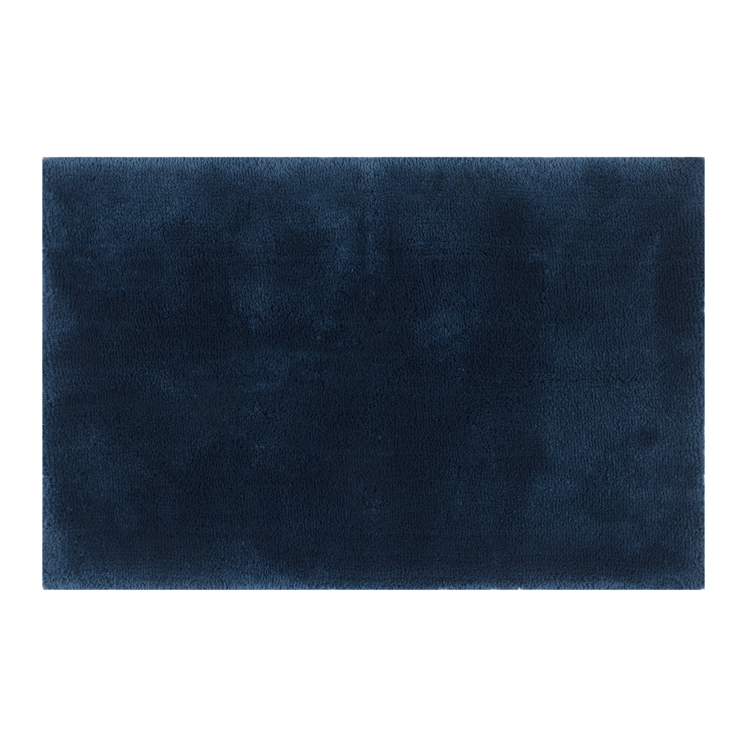 Hotel Style Blue 2-Piece Micro-Polyester 17" x 24" Bath Rug Set ...