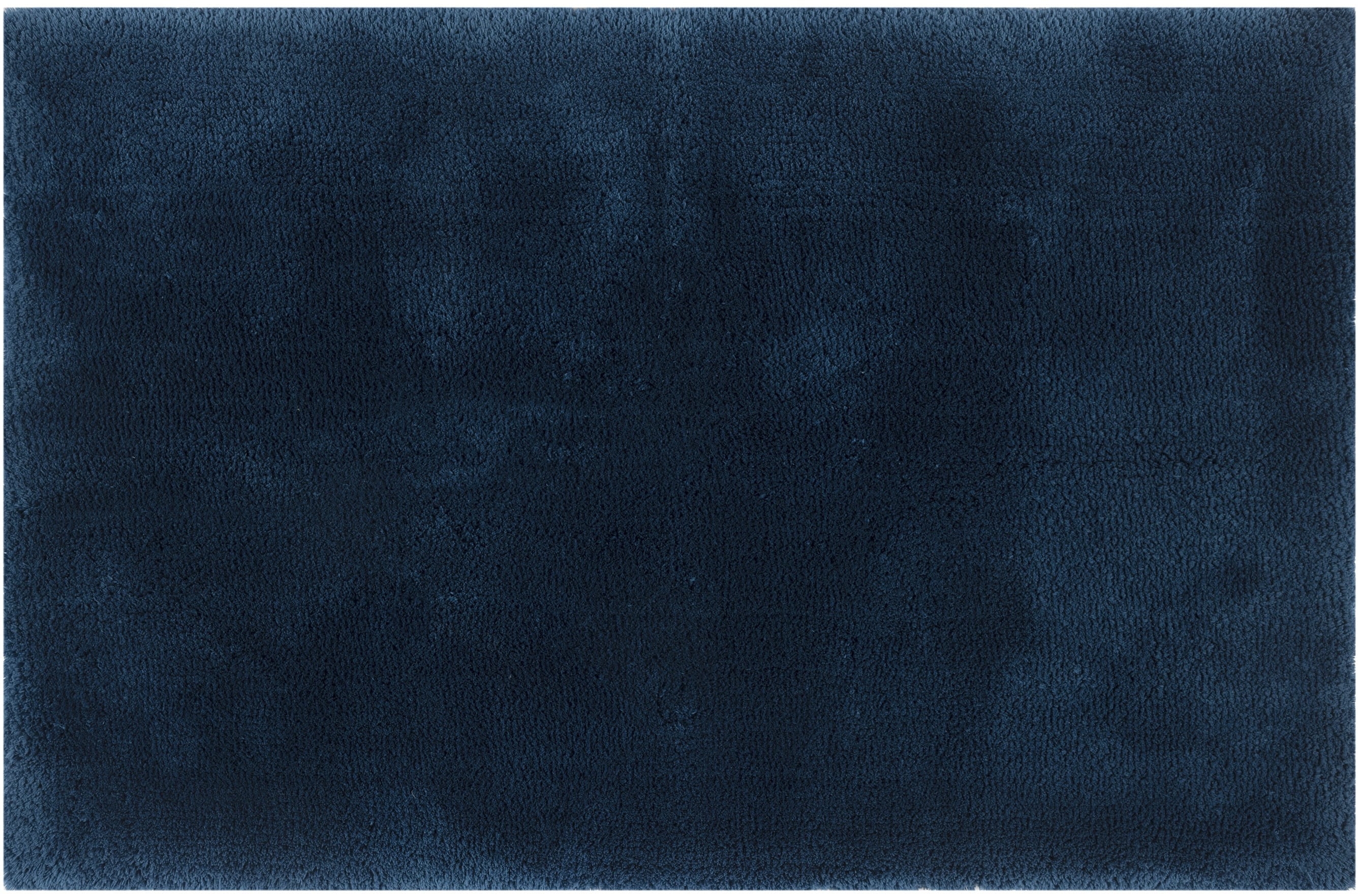Hotel Style Blue Micro-Polyester 21" x 34" Bath Rug - Walmart.com