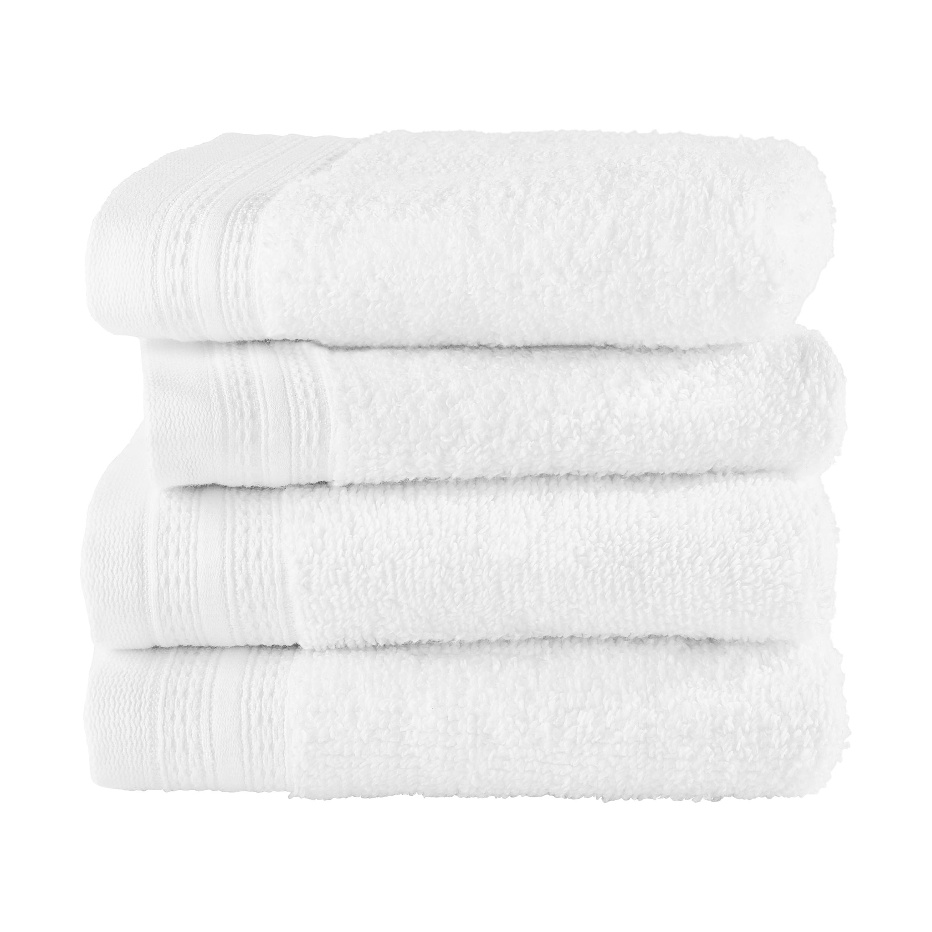 Hotel Style 4-Piece Egyptian Cotton Tencel Lyocell Hand Towel & Wash ...