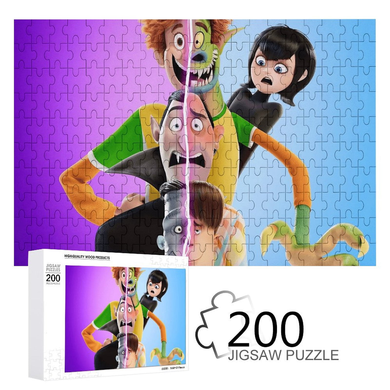 Hotel Transylvania 200 PCS Puzzle for Adults - Jigsaw Puzzle for Kids ...