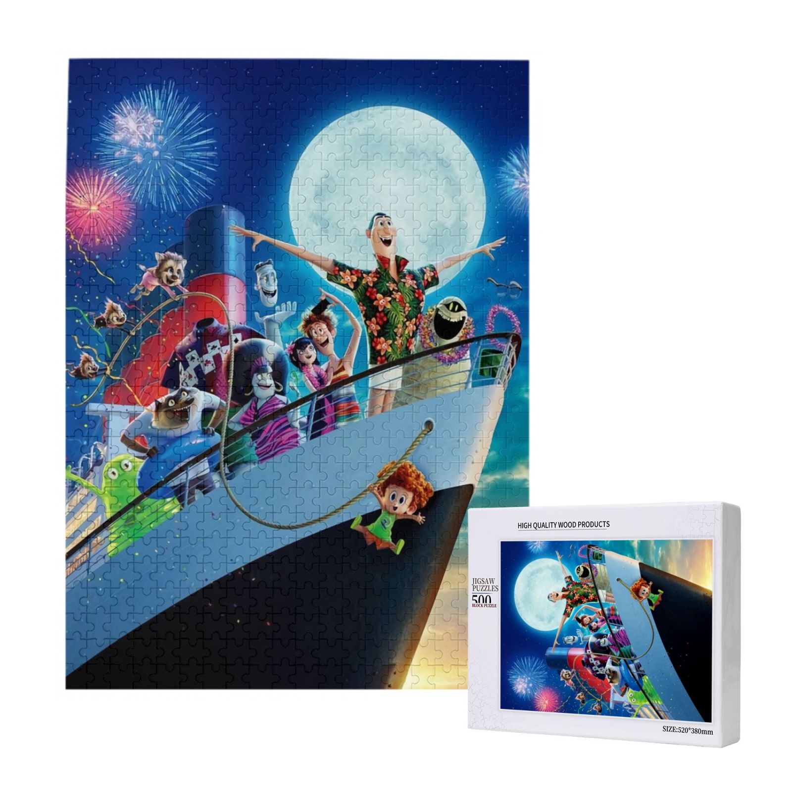 Hotel Transylvania Anime Puzzles Boys Girls Teens 300/500/1000 Piece ...
