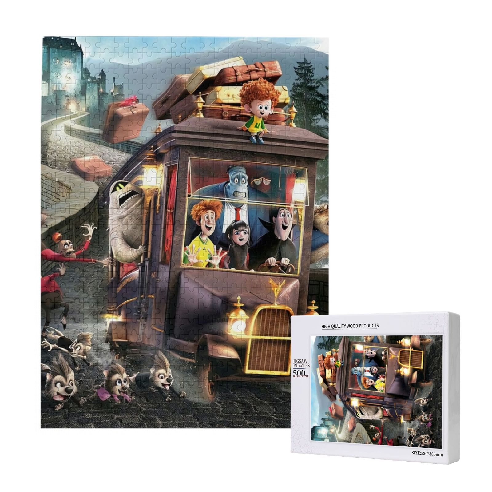 Hotel Transylvania Anime Puzzles Boys Girls Teens 300/500/1000 Piece ...