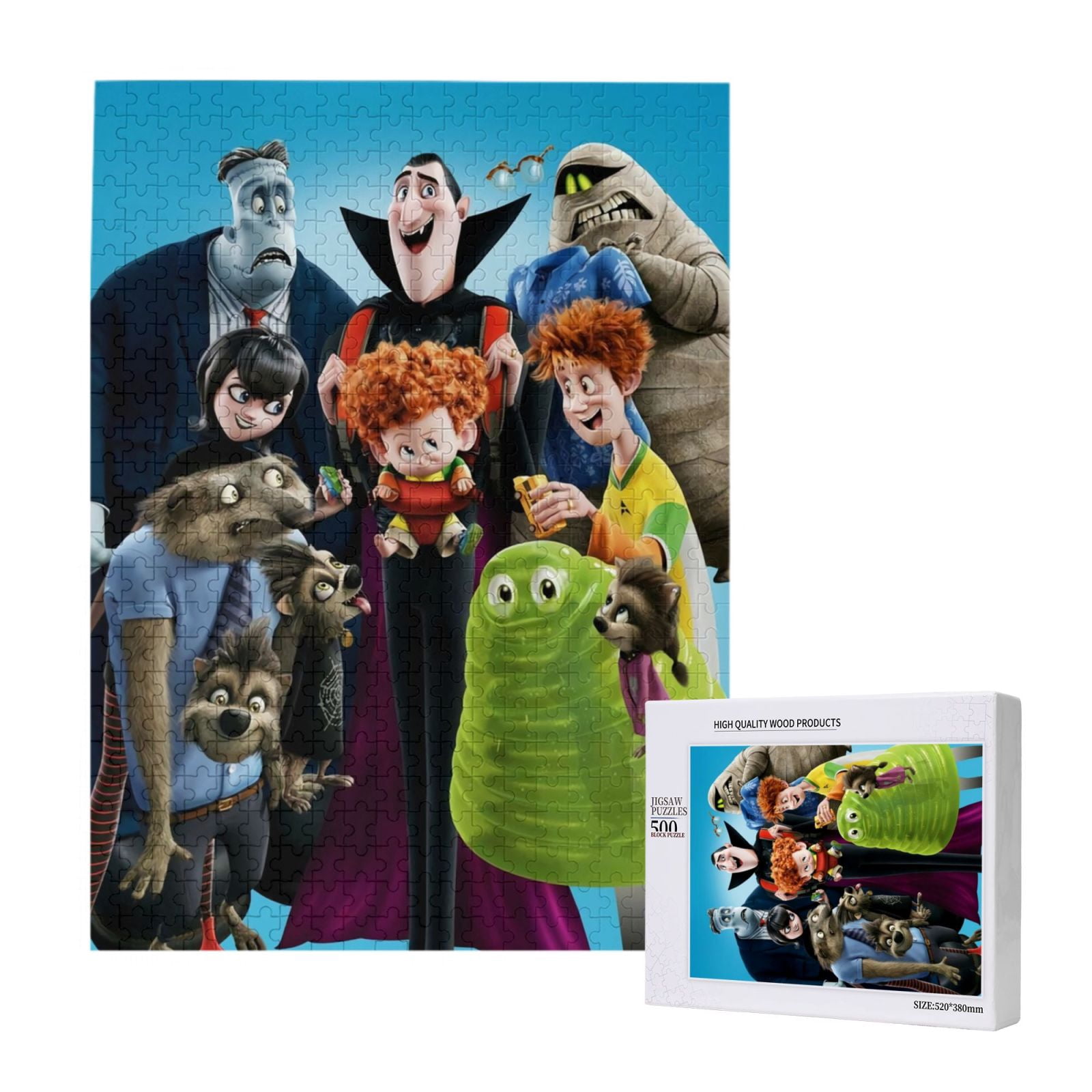 Hotel Transylvania Anime Puzzles Boys Girls Teens 300/500/1000 Piece ...