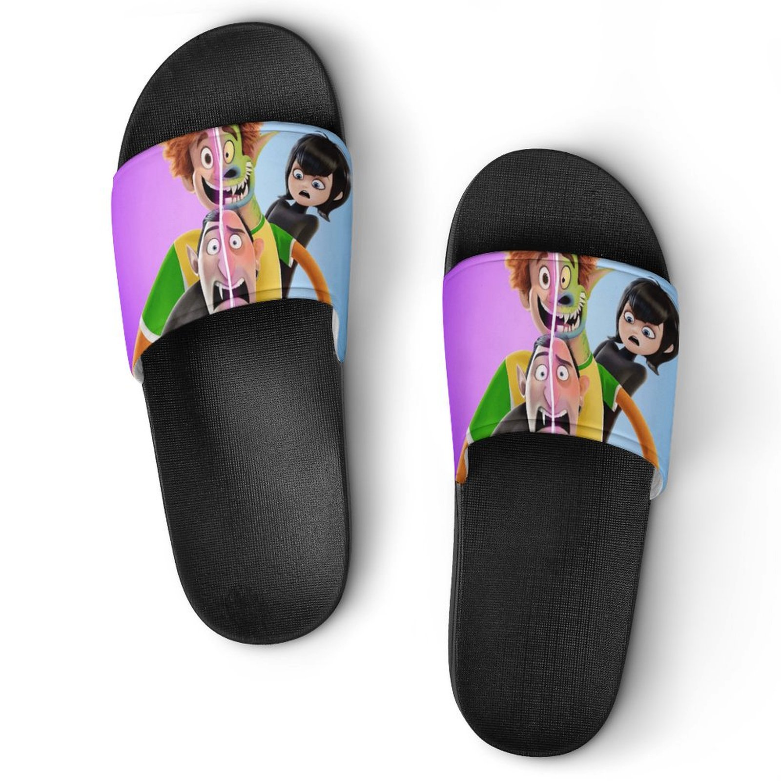 Hotel Transylvania Boys Slide Sandals, Comfort Casual Pool Slide ...
