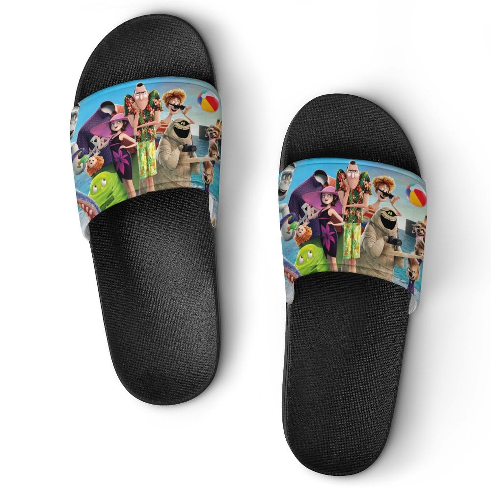 Hotel Transylvania Boys Slide Sandals, Comfort Casual Pool Slide ...