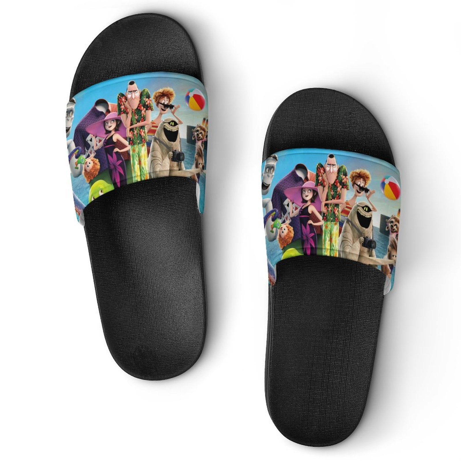 Hotel Transylvania Boys Slide Sandals, Comfort Casual Pool Slide ...
