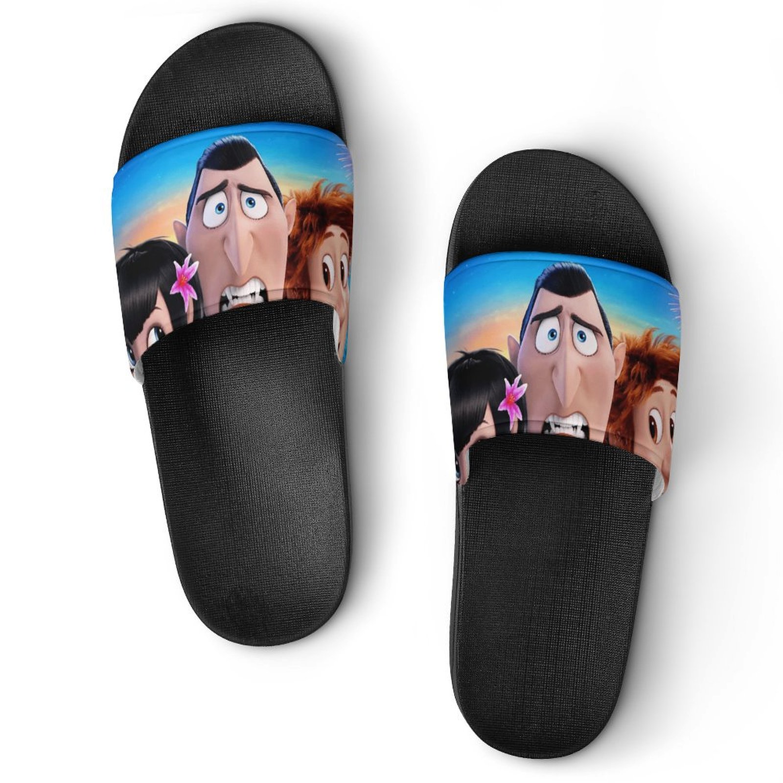 Hotel Transylvania Boys Slide Sandals, Comfort Casual Pool Slide ...