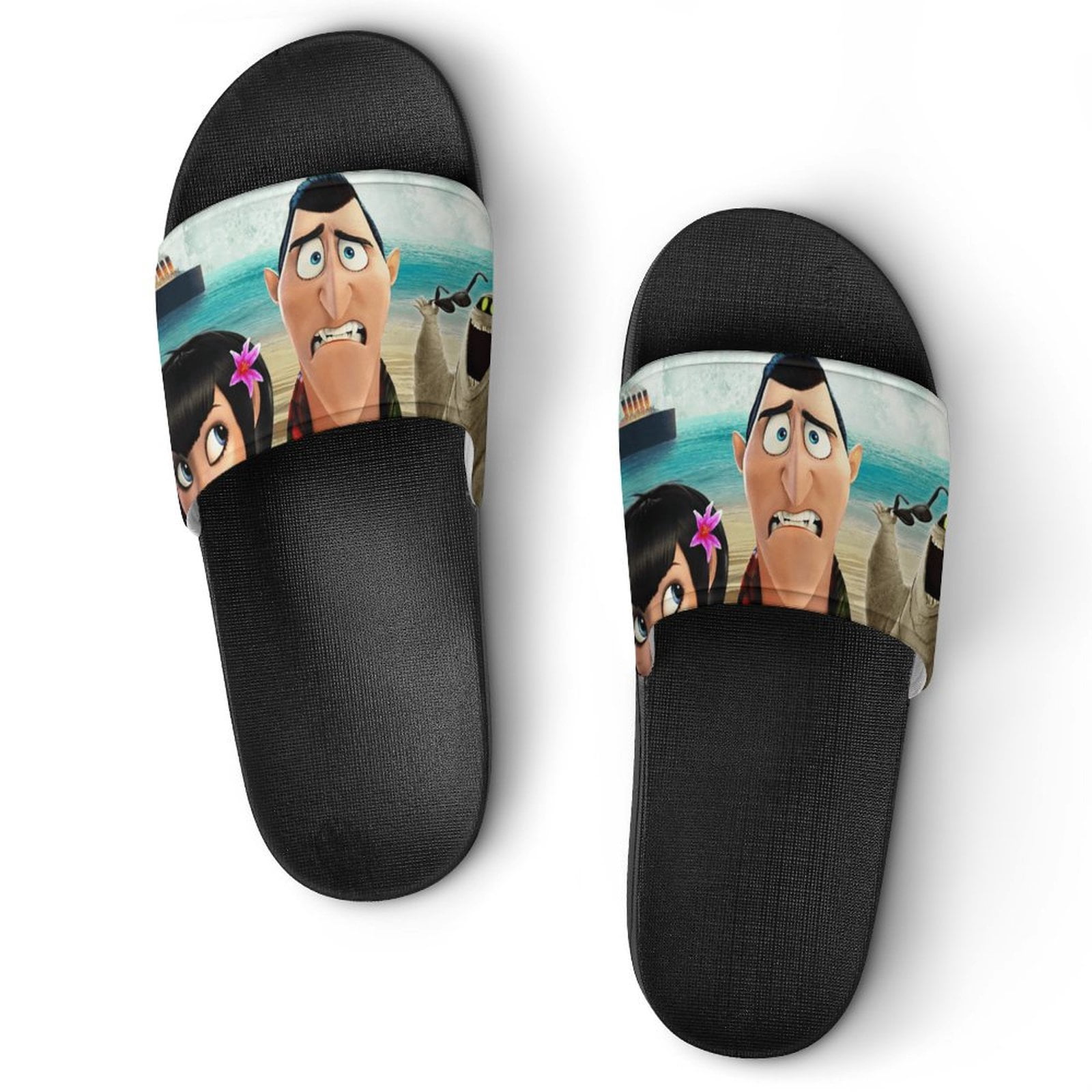 Hotel Transylvania Boys Slide Sandals, Comfort Casual Pool Slide ...