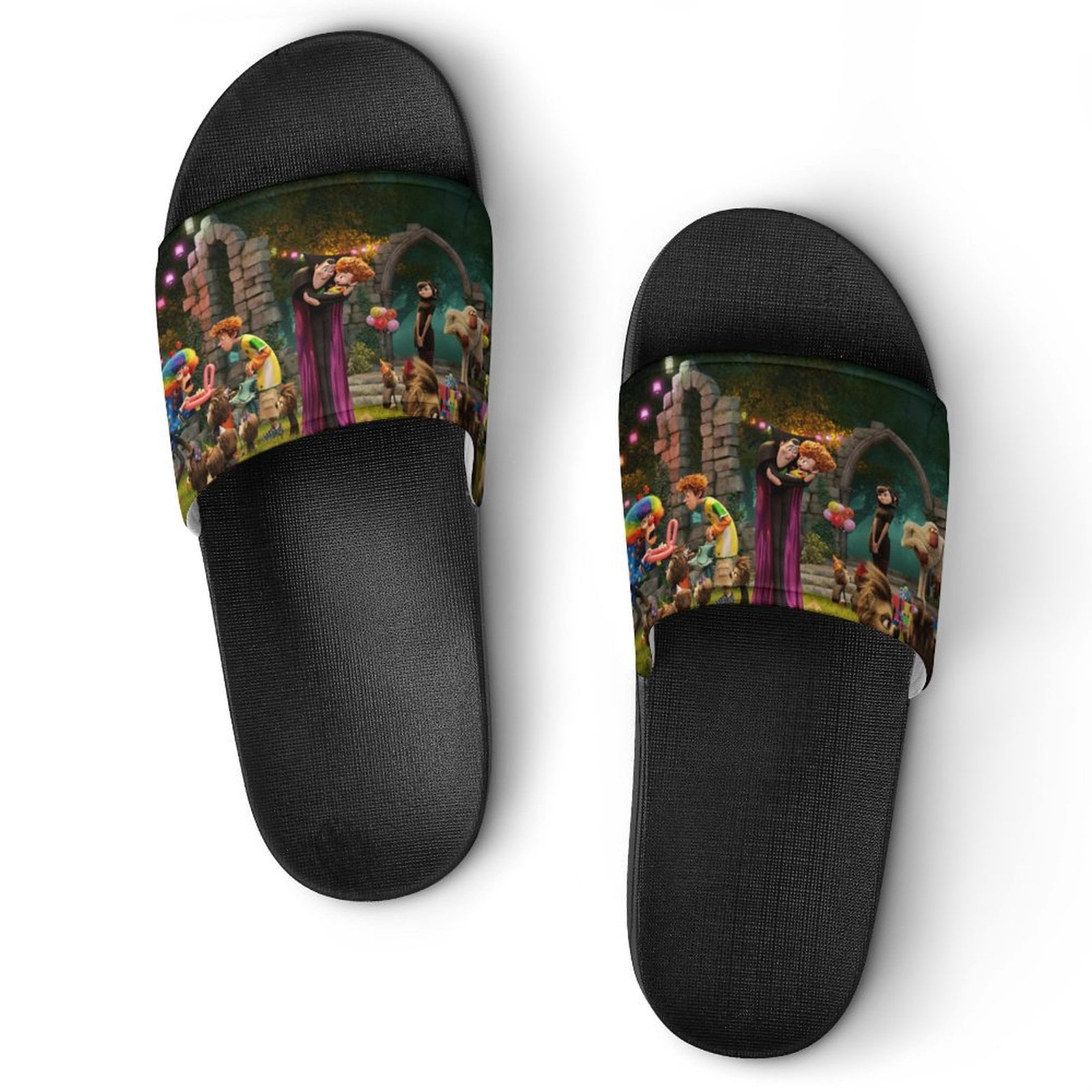 Hotel Transylvania Boys Slide Sandals, Comfort Casual Pool Slide ...