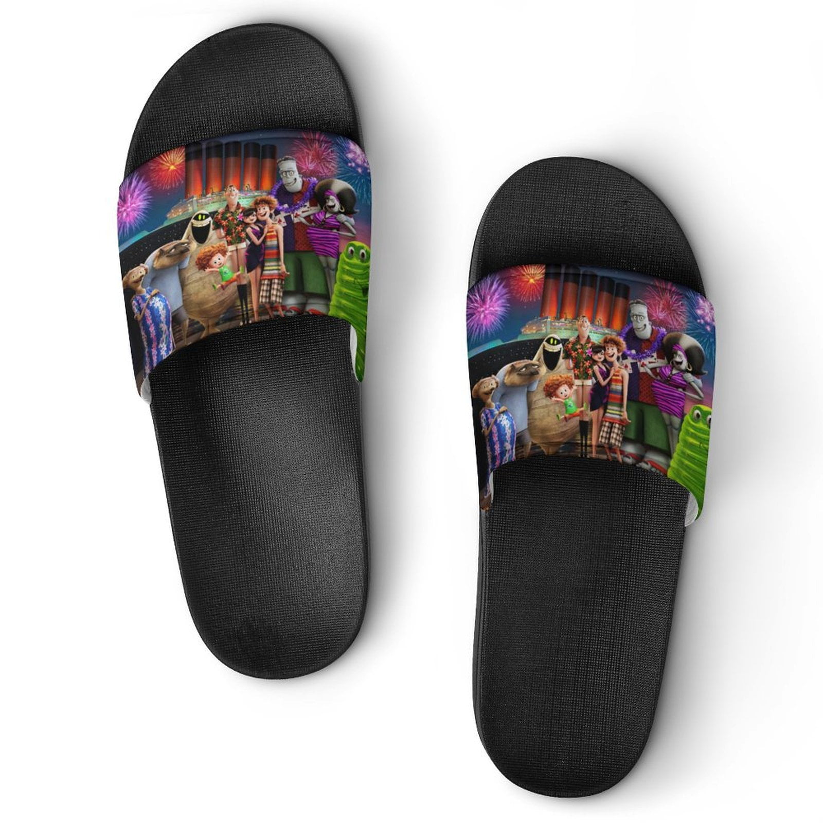 Hotel Transylvania Boys Slide Sandals, Comfort Casual Pool Slide ...