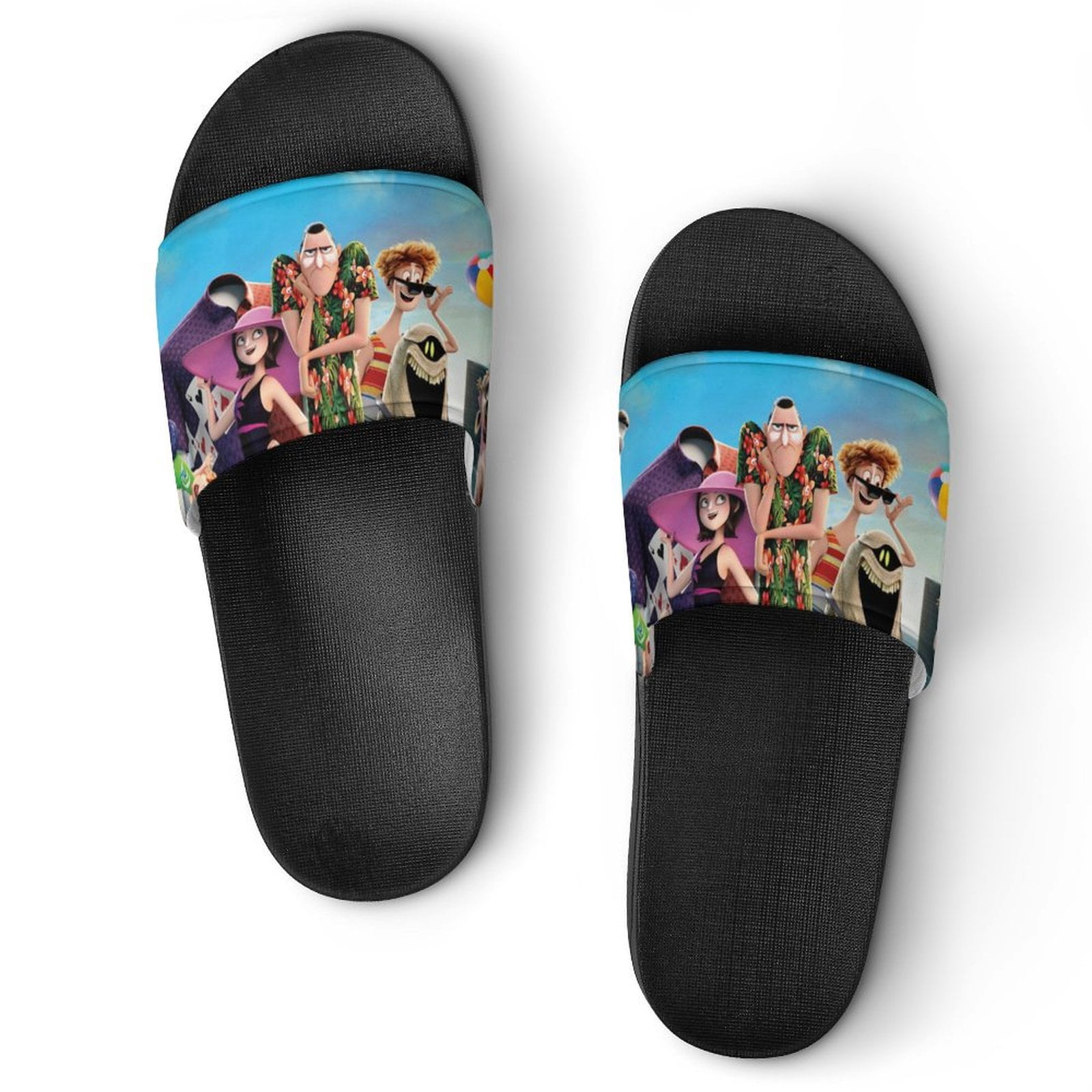 Hotel Transylvania Boys Slide Sandals, Comfort Casual Pool Slide ...