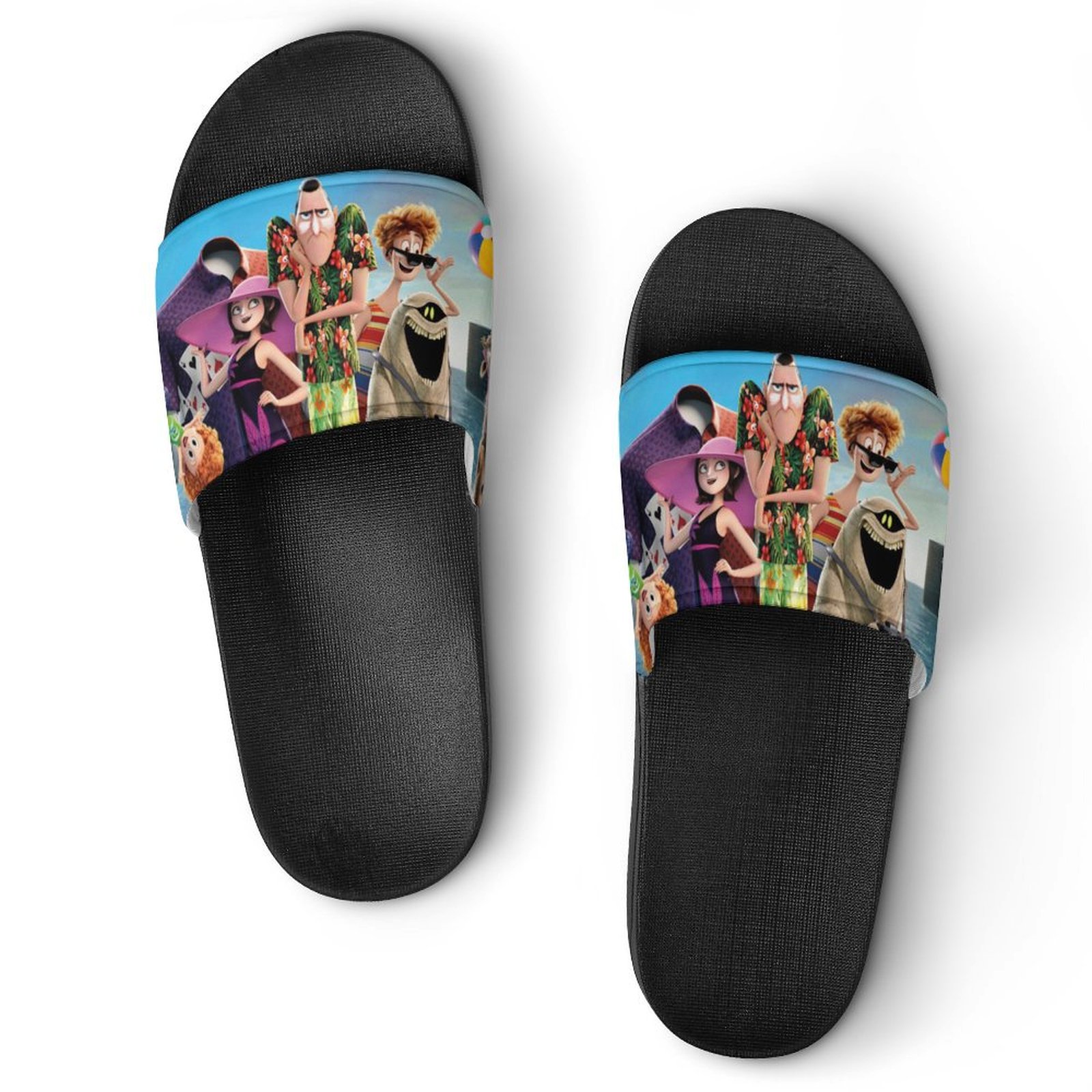 Hotel Transylvania Boys Slide Sandals, Comfort Casual Pool Slide ...