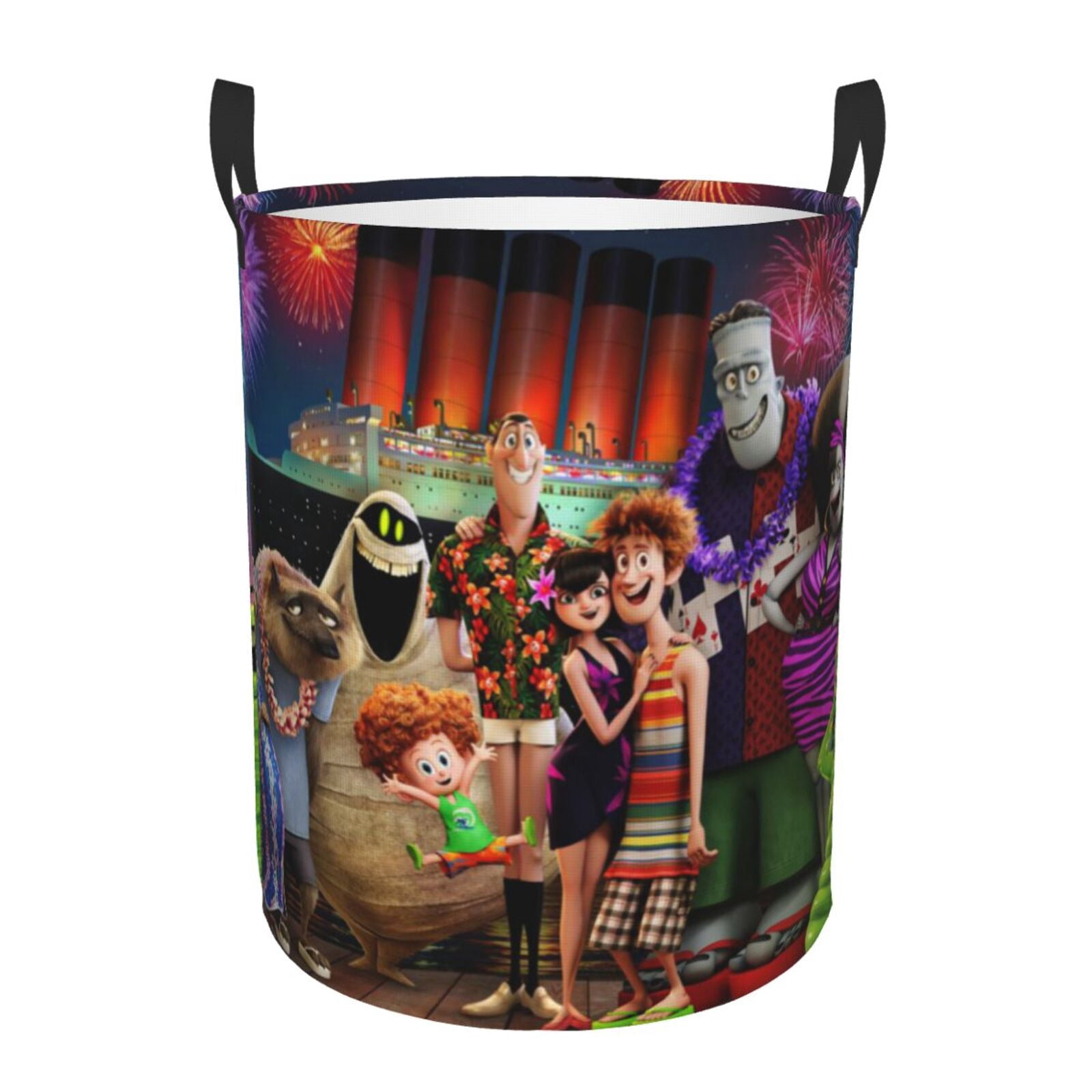 Hotel Transylvania Circular Hamper With Handle Storage Basket Circular ...