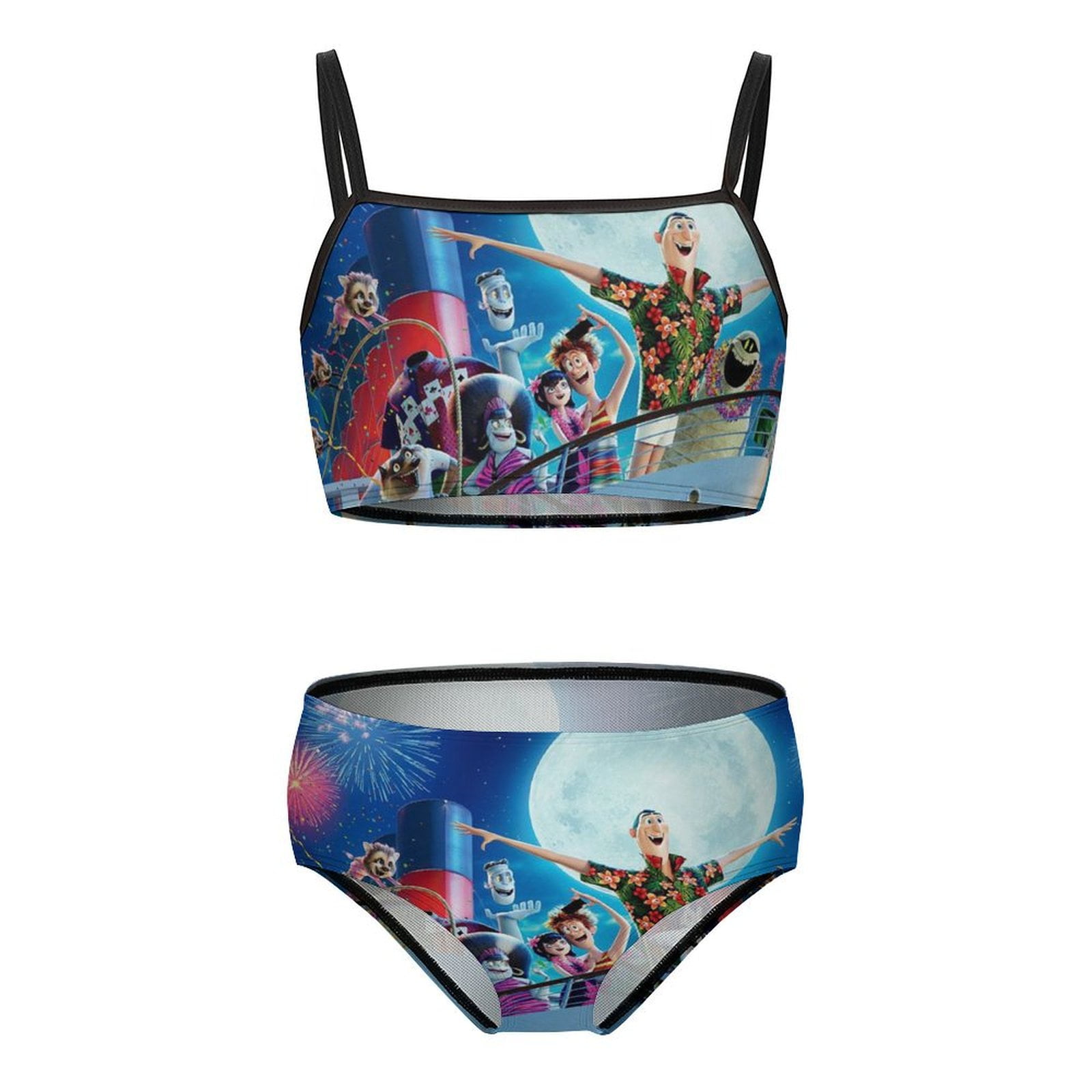 Hotel Transylvania Girls Bikini Swimsuits Two-piece Beach Bathing Suit ...