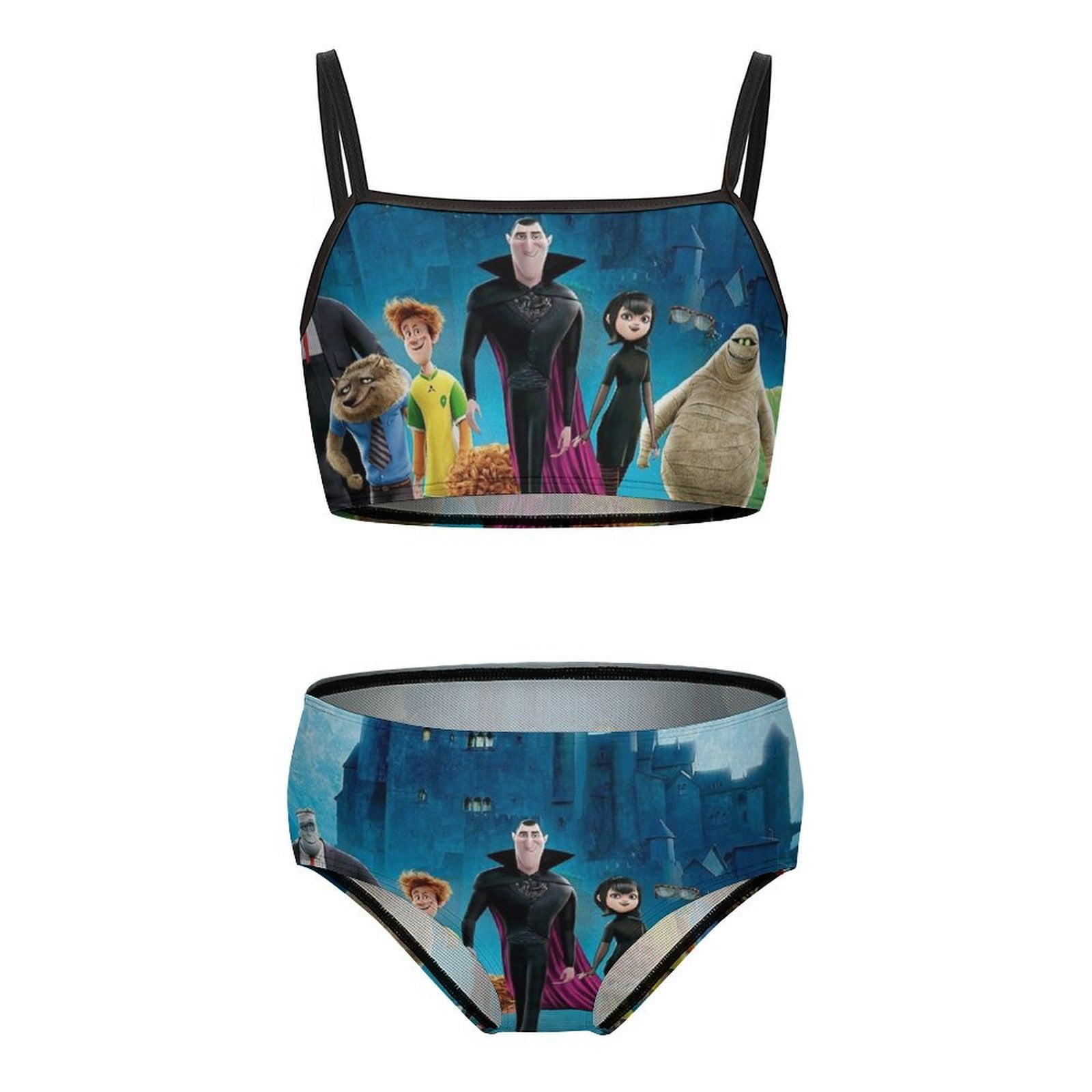 Hotel Transylvania Girls Bikini Swimsuits Two-piece Beach Bathing Suit ...