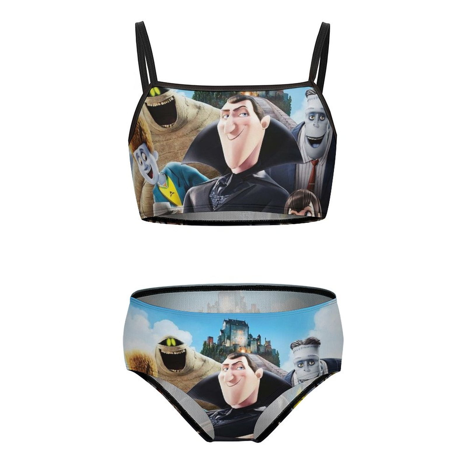 Hotel Transylvania Girls Bikini Swimsuits Two-piece Beach Bathing Suit ...