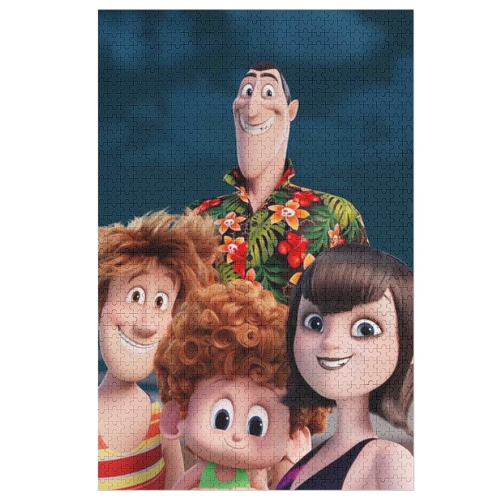 Hotel Transylvania Picture Puzzle 1000 PCS Wooden Puzzle Artwork Jigsaw ...