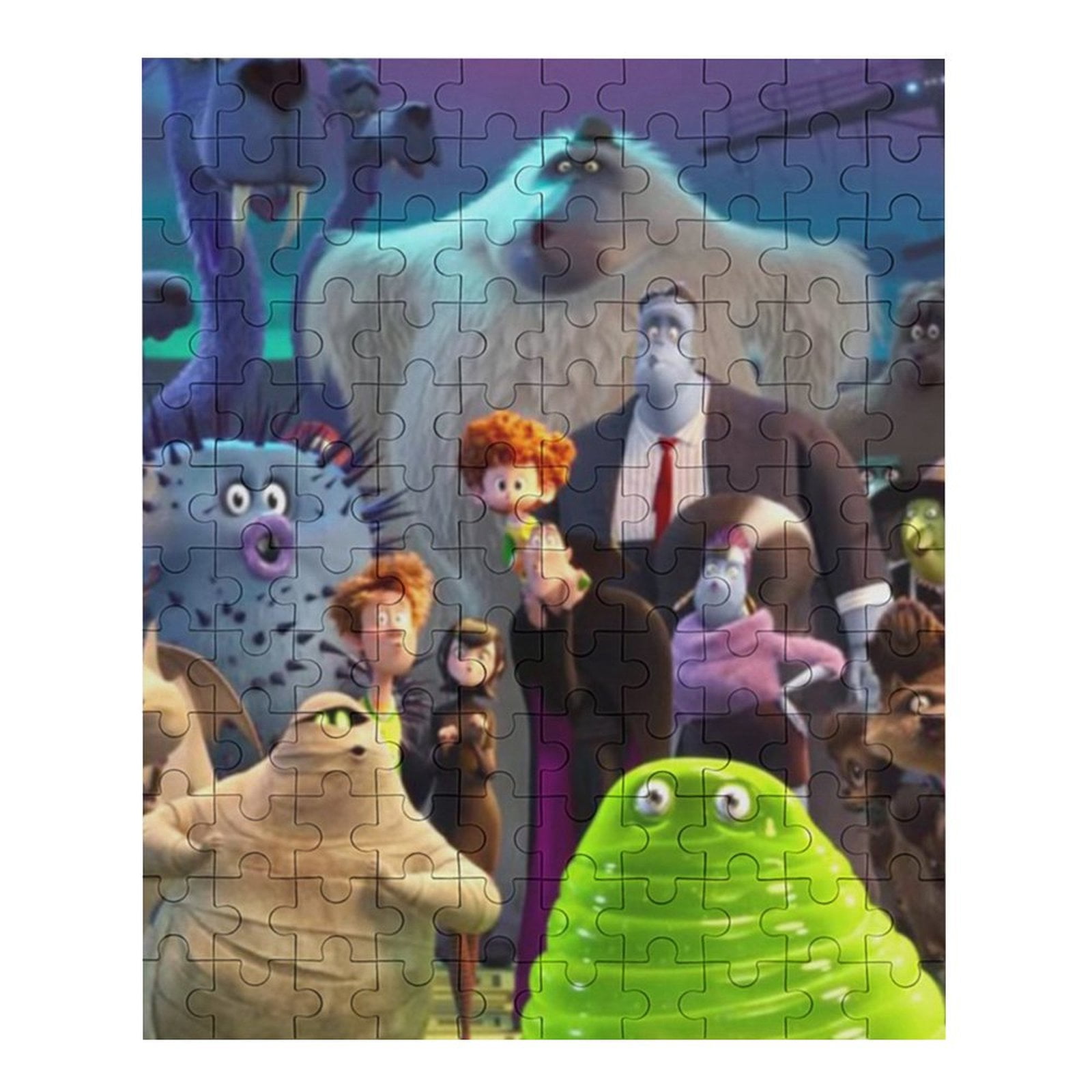 Hotel Transylvania Picture Puzzle 120 PCS Wooden Puzzle Artwork Jigsaw ...