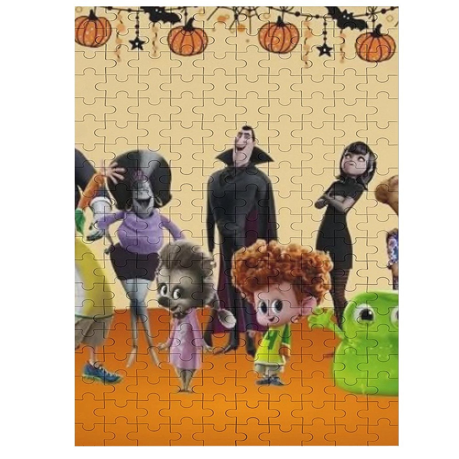 Hotel Transylvania Picture Puzzle 200 PCS Wooden Puzzle Artwork Jigsaw ...