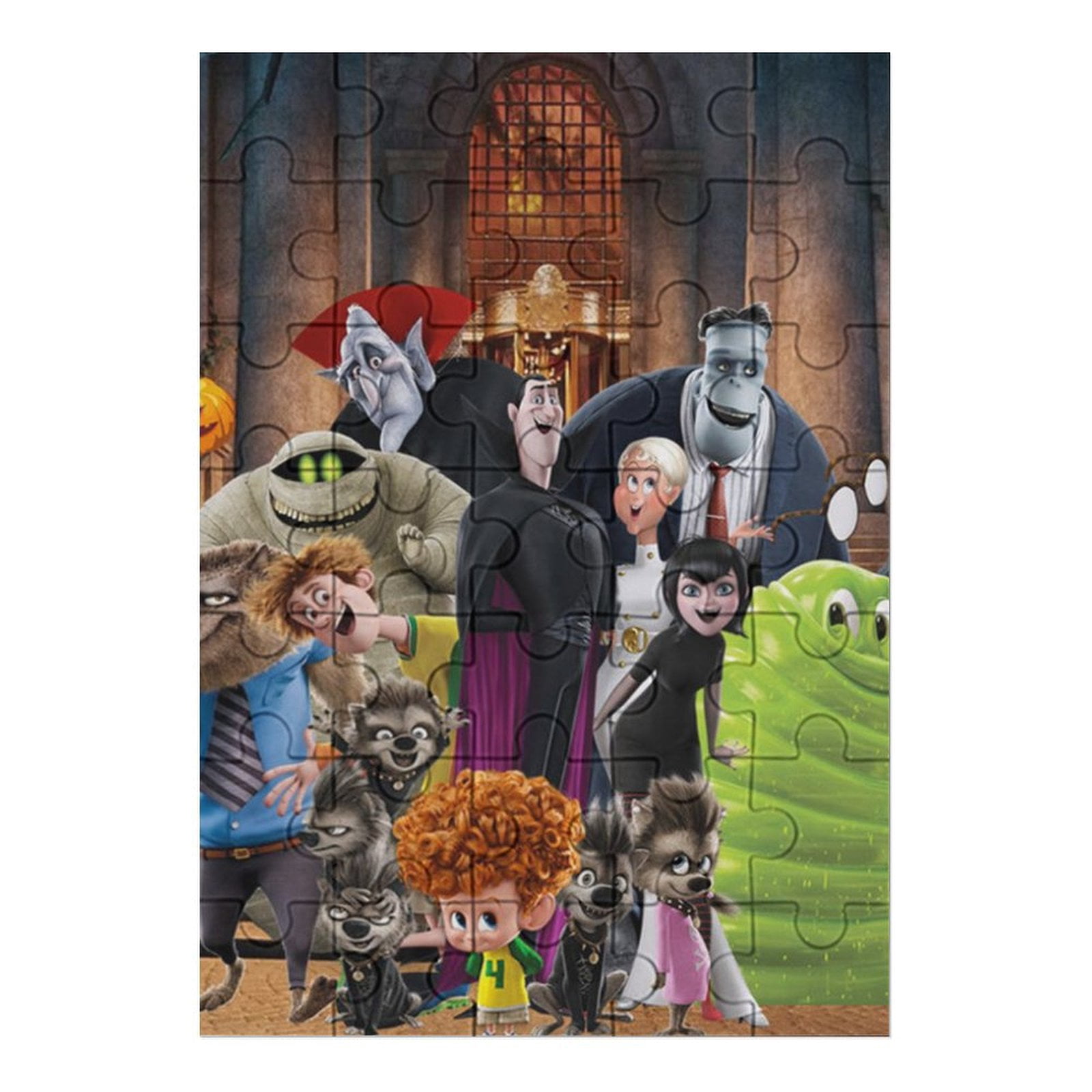 Hotel Transylvania Picture Puzzle 35 PCS Wooden Puzzle Artwork Jigsaw ...