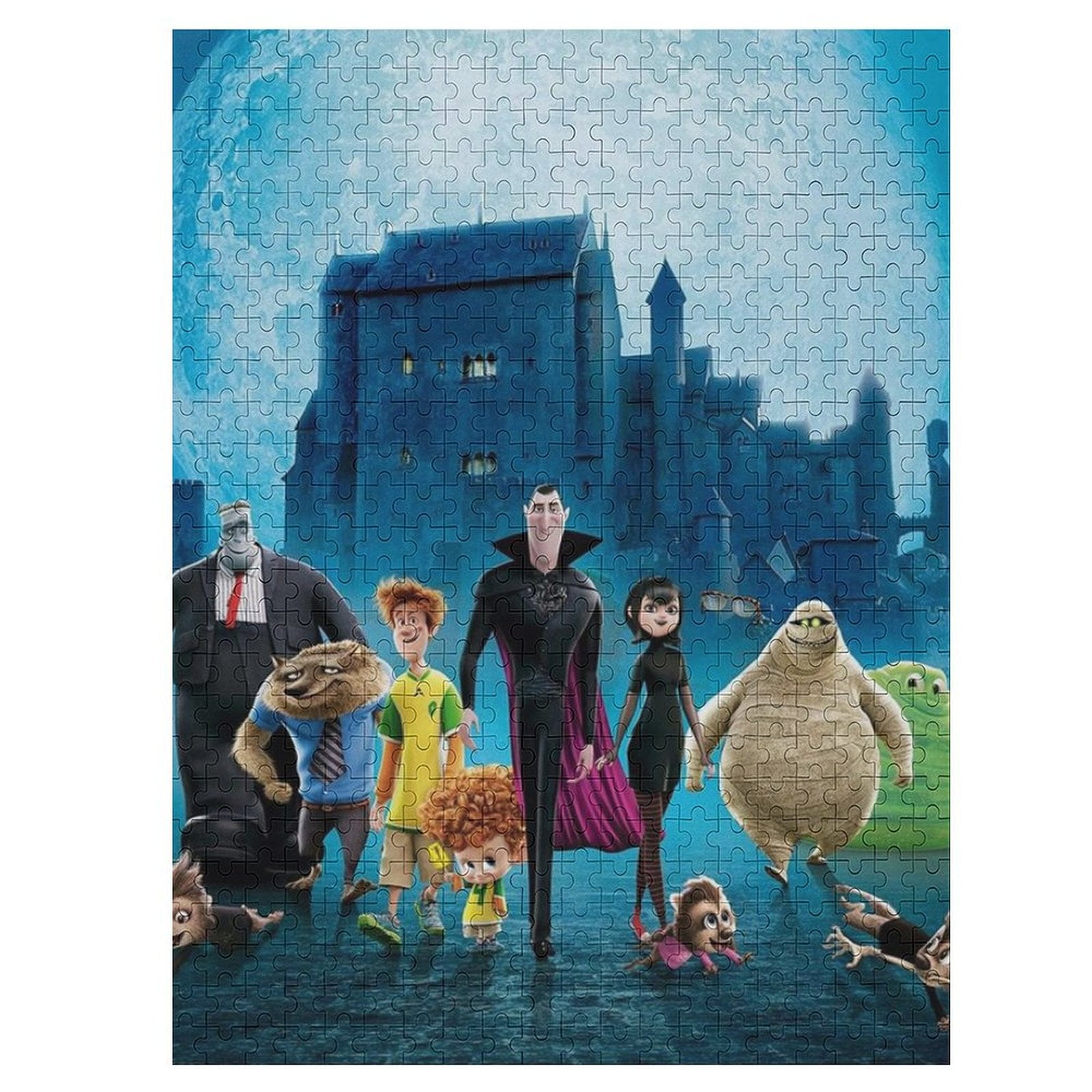 Hotel Transylvania Picture Puzzle 500 PCS Wooden Puzzle Artwork Jigsaw ...