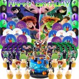 Hotel Transylvania Plates Tableware Balloons Party Supplies Cake Topper ...
