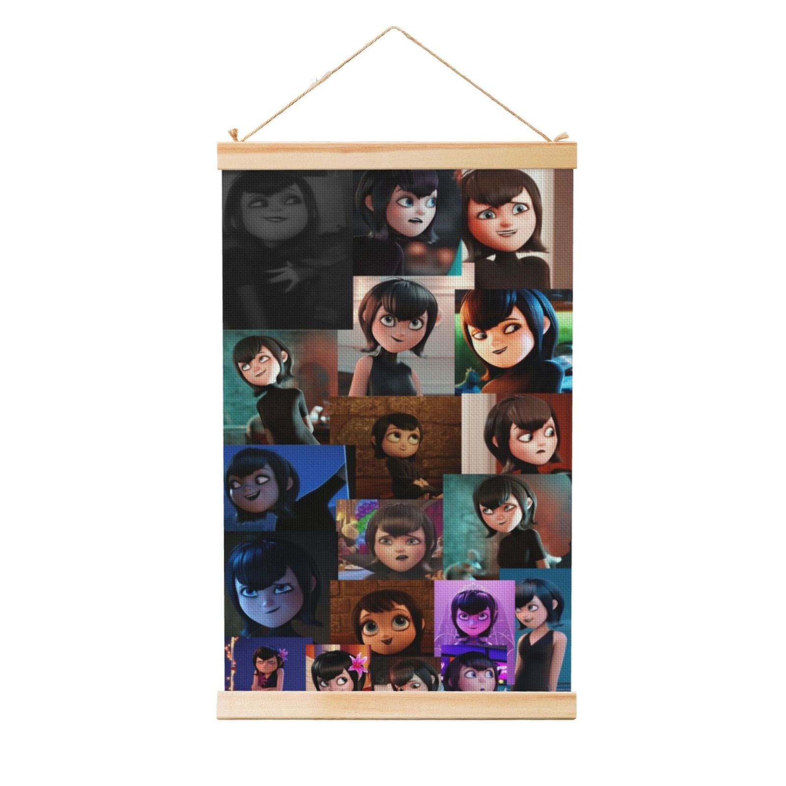 Hotel Transylvania Poster Canvas Wooden Shaft Hanging Poster Home Decor ...