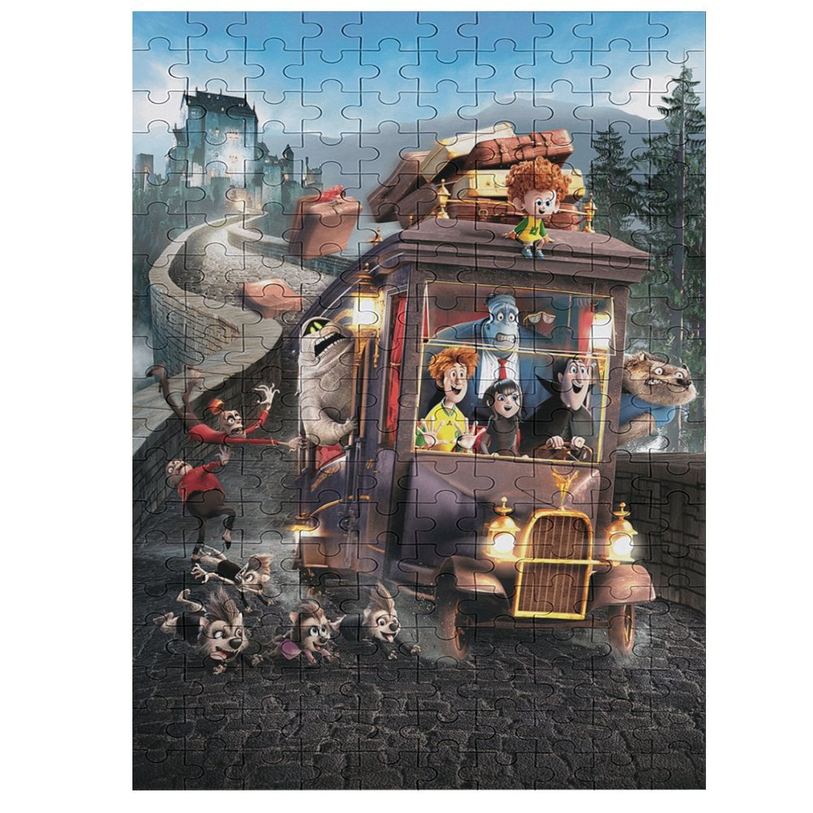 Hotel Transylvania Puzzle Enthusiasts, 200 PCS Jigsaw Puzzle - Walmart.com
