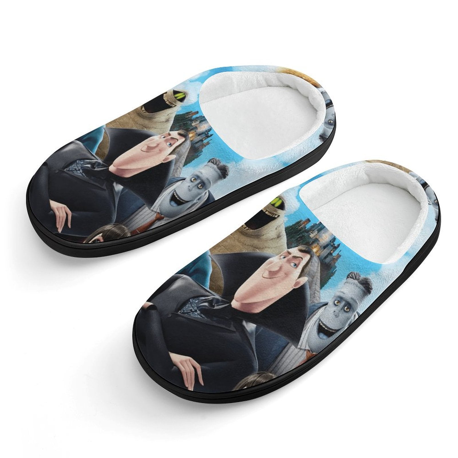 Hotel Transylvania Slippers for Kids, Cute Soft Plush Anti-slip Fluffy ...