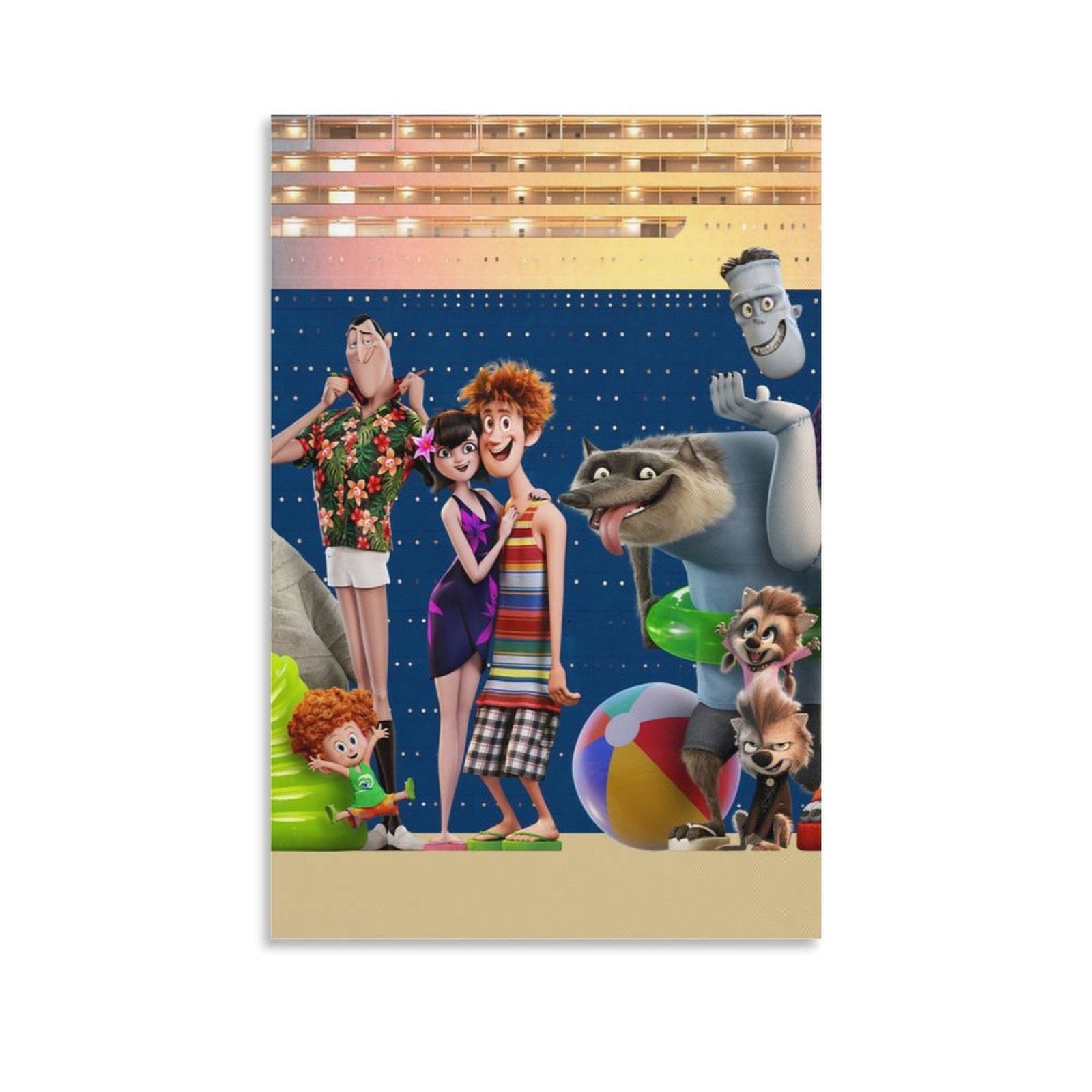 Hotel Transylvania Wall Paintings Elegant Hanging Art Canvas Wall Art ...