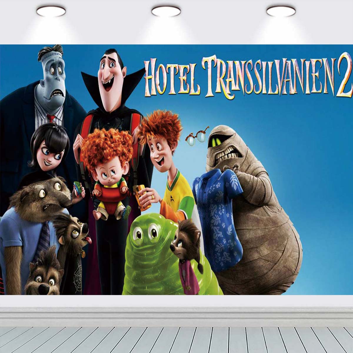 Hotel Transylvania school Backdrop Background Banner Taspestry Wall ...