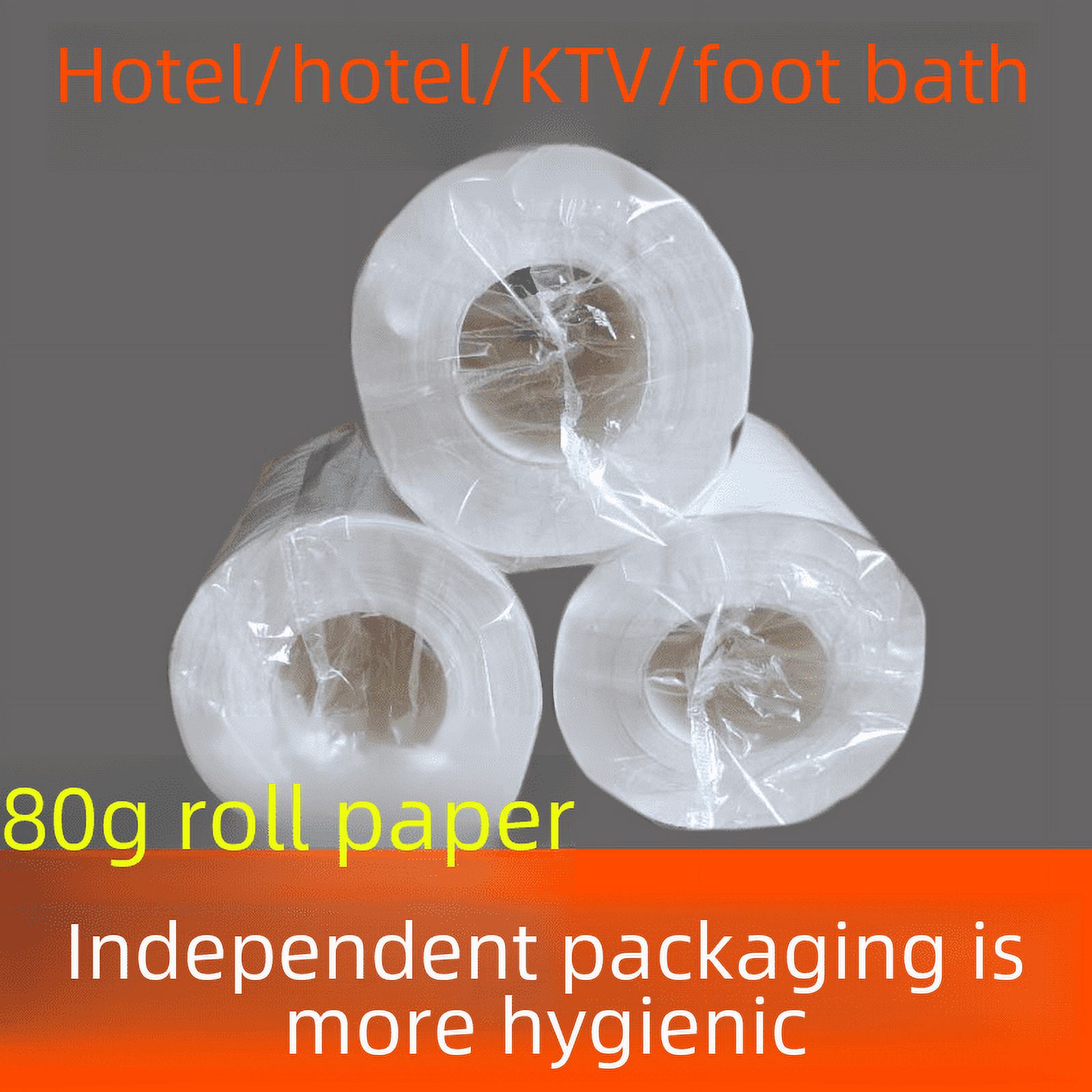 Hotel toilet paper 80g roll paper hollow core toilet paper towel hotel club foot bath commercial ...