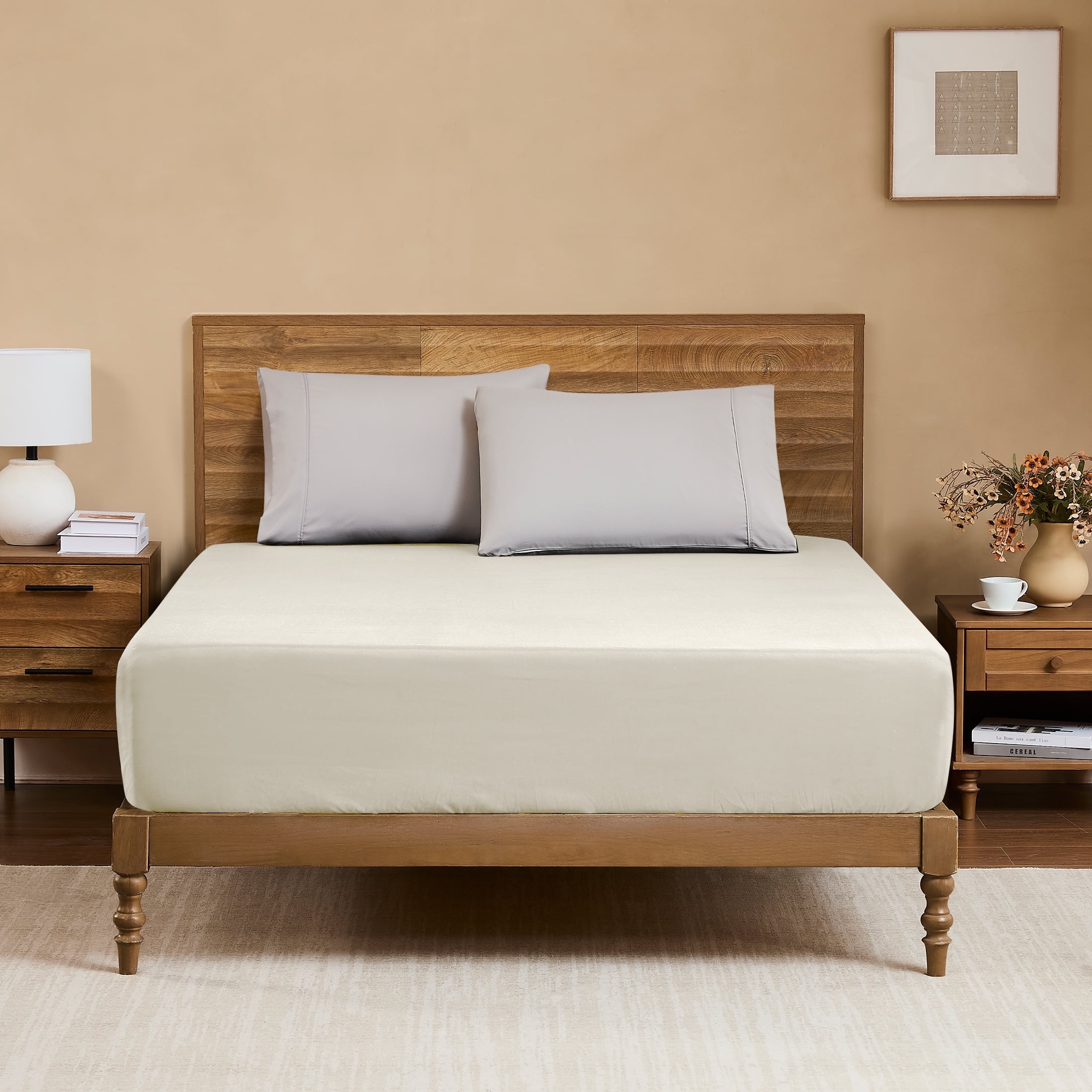 Hotella Twin XL Fitted Sheet, 100% Microfiber, 39"x80", Soft & Fade ...
