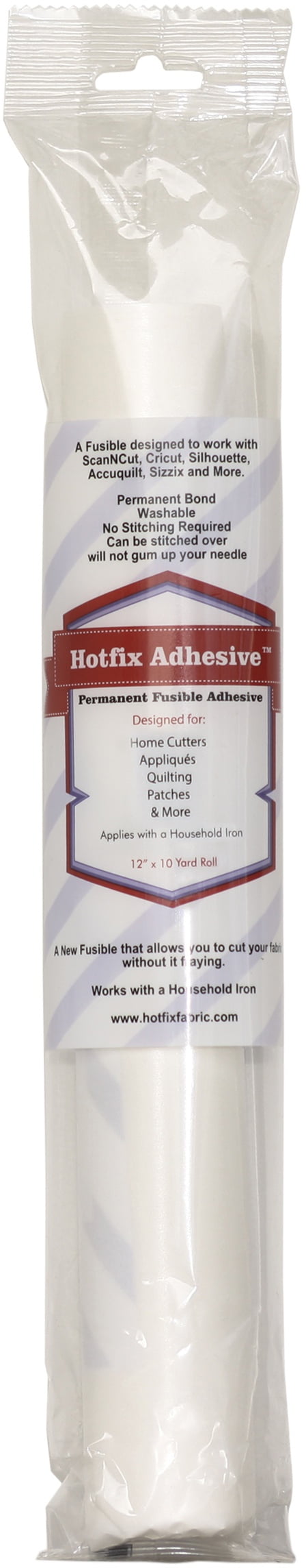 Hotfix Permanent Fusible Adhesive Sheets 10yds-12" Roll - Walmart.com