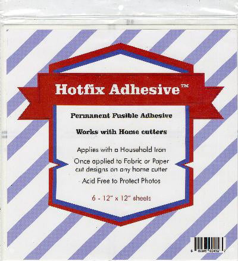 Hotfix Permanent Fusible Adhesive Sheets 6/Pcs-12"X12" - Walmart.com