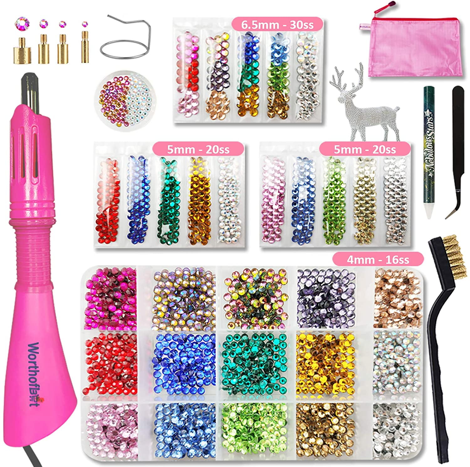 Hotfix Rhinestone Applicator Tool, Hot fixed Applicator Rhinestones Kit ...