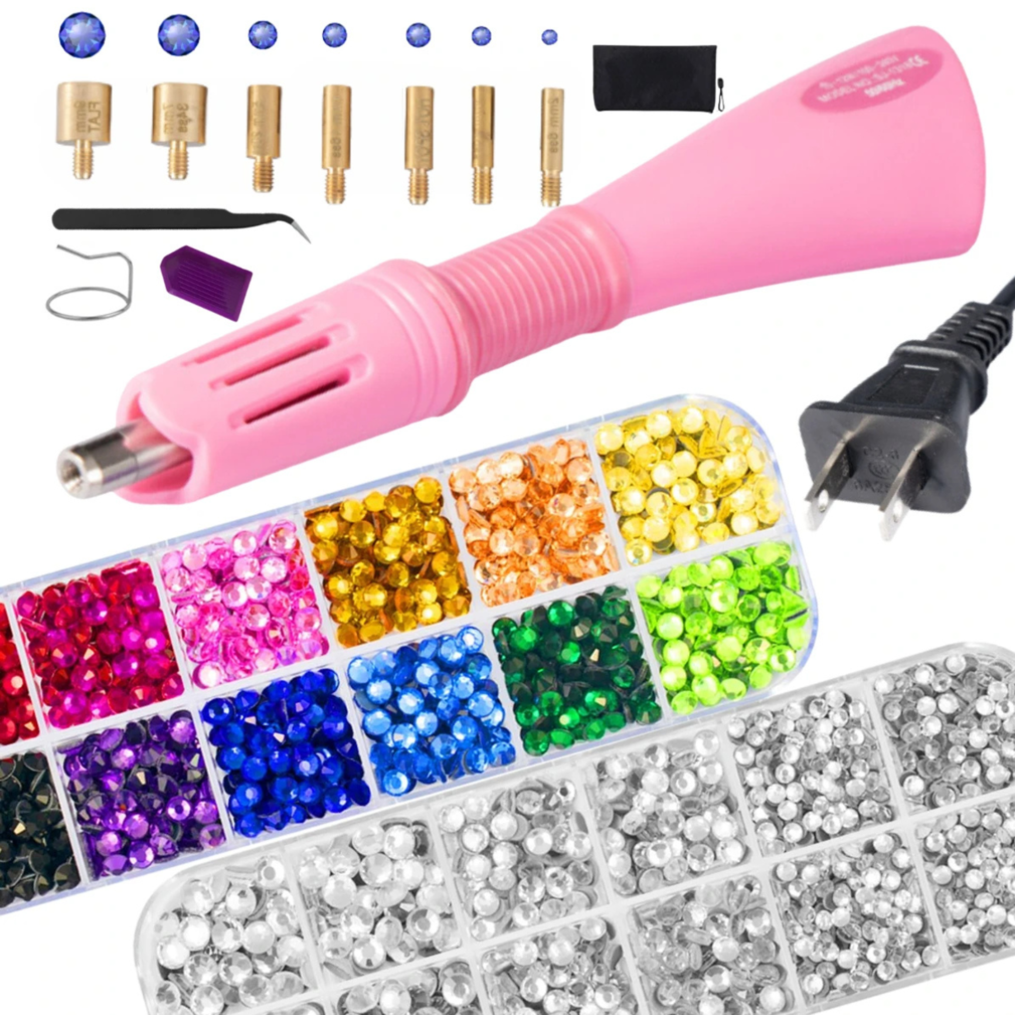 Hotfix Rhinestones Applicator Kit, Bedazzler Kit With Rhinestones, Hot ...