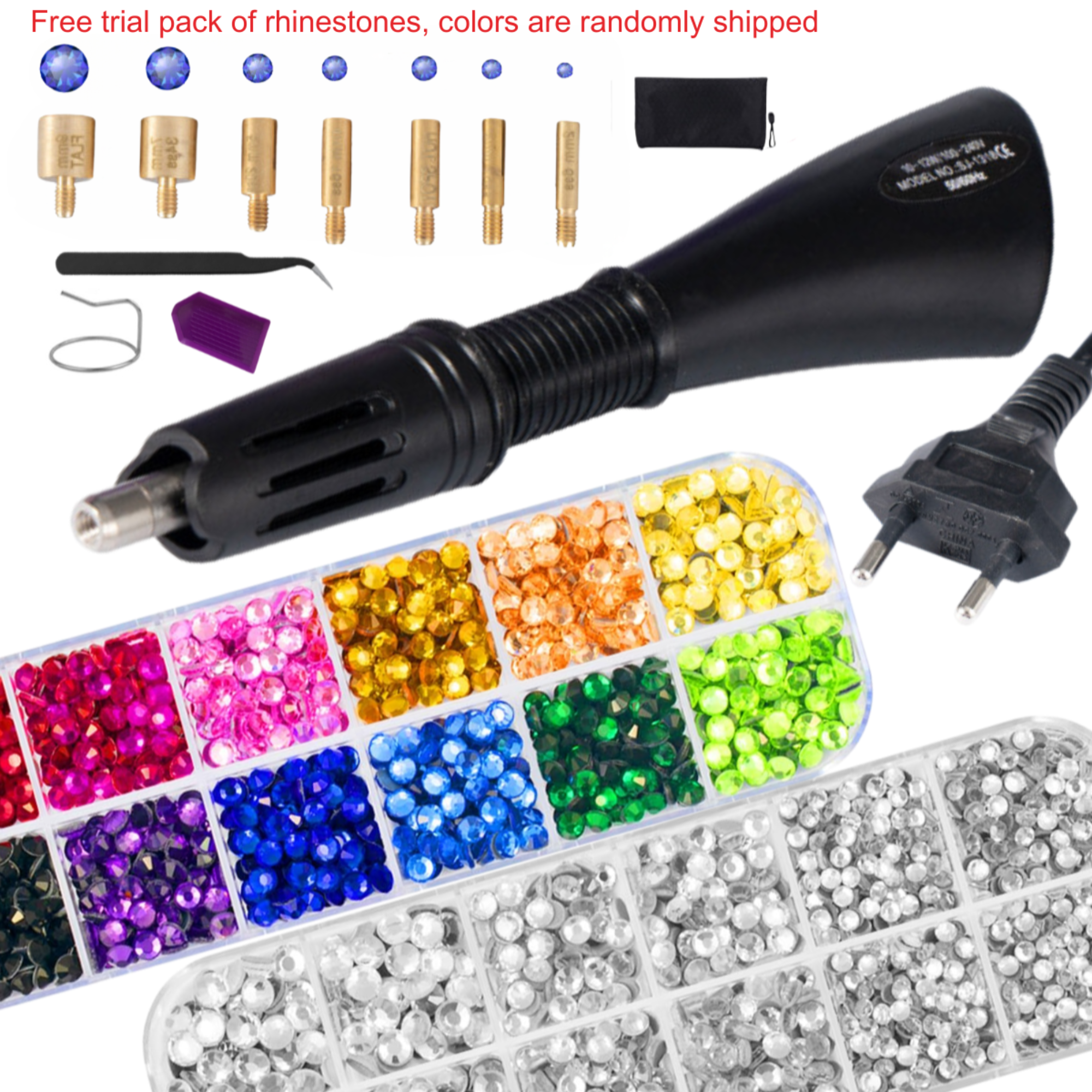 Hotfix Rhinestones Applicator Kit, Bedazzler Kit With Rhinestones, Hot ...