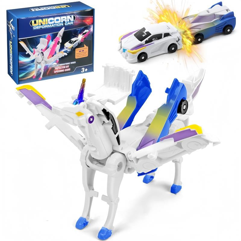 Hotfree Magnetic Dinosaur Transformer Car Toy, 2-in-1 Magnetic Cars ...
