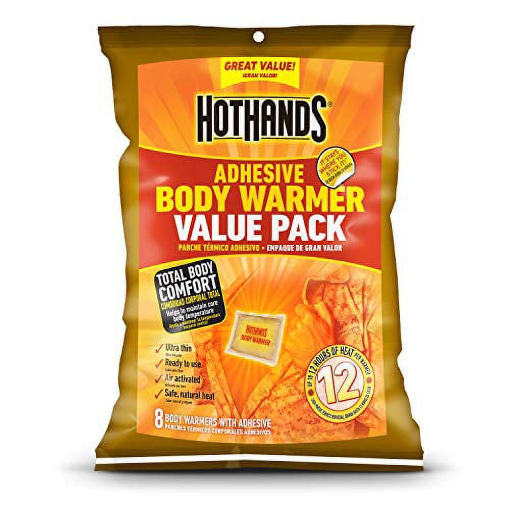Hothands Body Warmer With Adhesive 8 Warmer Value Pack - Walmart.com