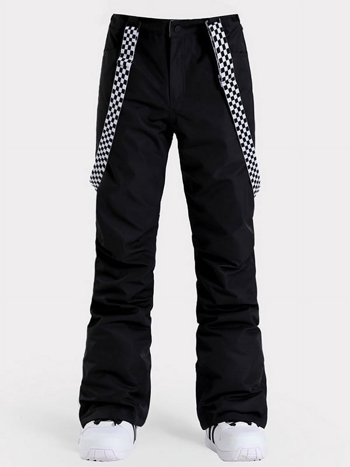 Hotian Women Snow Pants Insulated Waterproof Outdoor Ski Bibs with ...