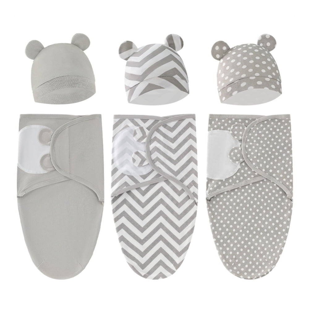 Hotiary 0-3M Baby Cute Pattern Swadding Clothes Infant Anti Startle and ...
