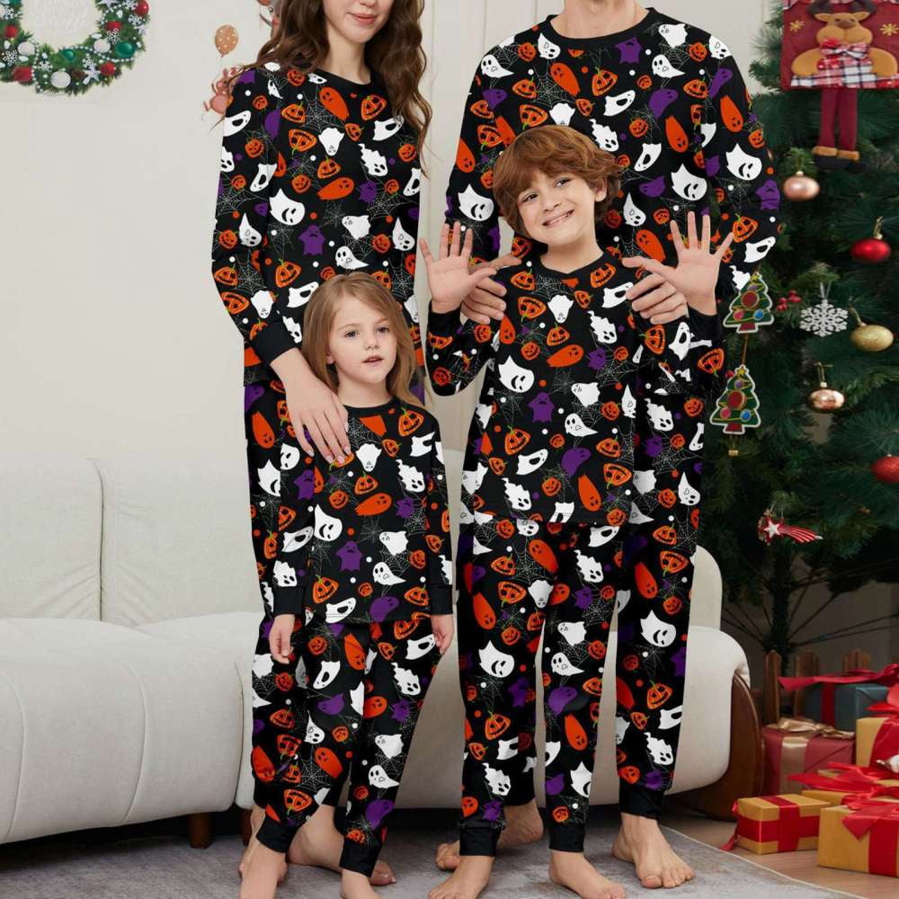 Hotiary Family Matching Halloween Pajama Outfit Cute Pattern Long ...