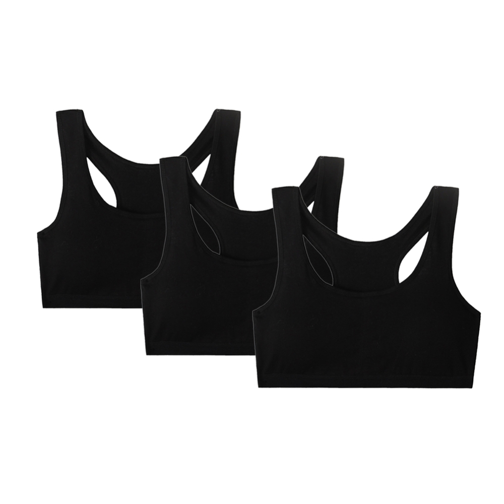 Hotiary Girls Soft Training Bras Seamless First Bra Girls Sports Bras ...
