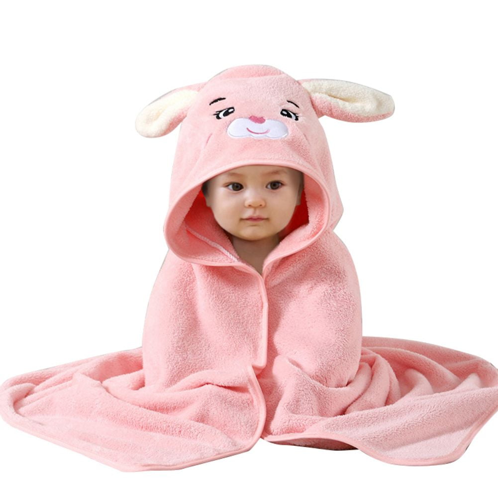 Hotiary Kids Hooded Poncho Towels, Soft & Absorbent Microfiber Beach ...