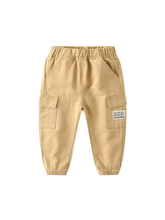 cfhntfmh Toddler Baby Girls Boys Sweatpants Fleece Lined Elastic ...