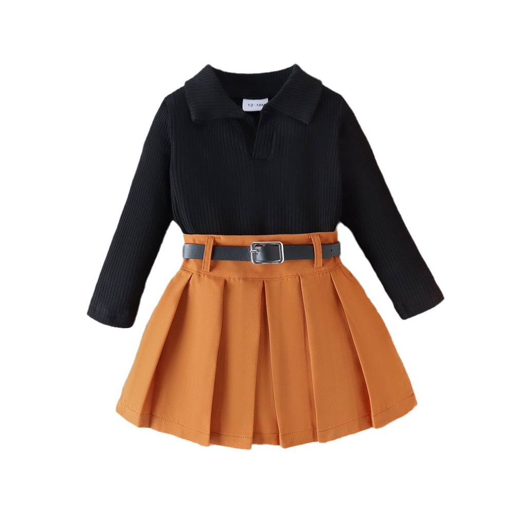Hotiary Toddler Baby Girls Fall Winter Clothes Outfit Kids Long Sleeve ...