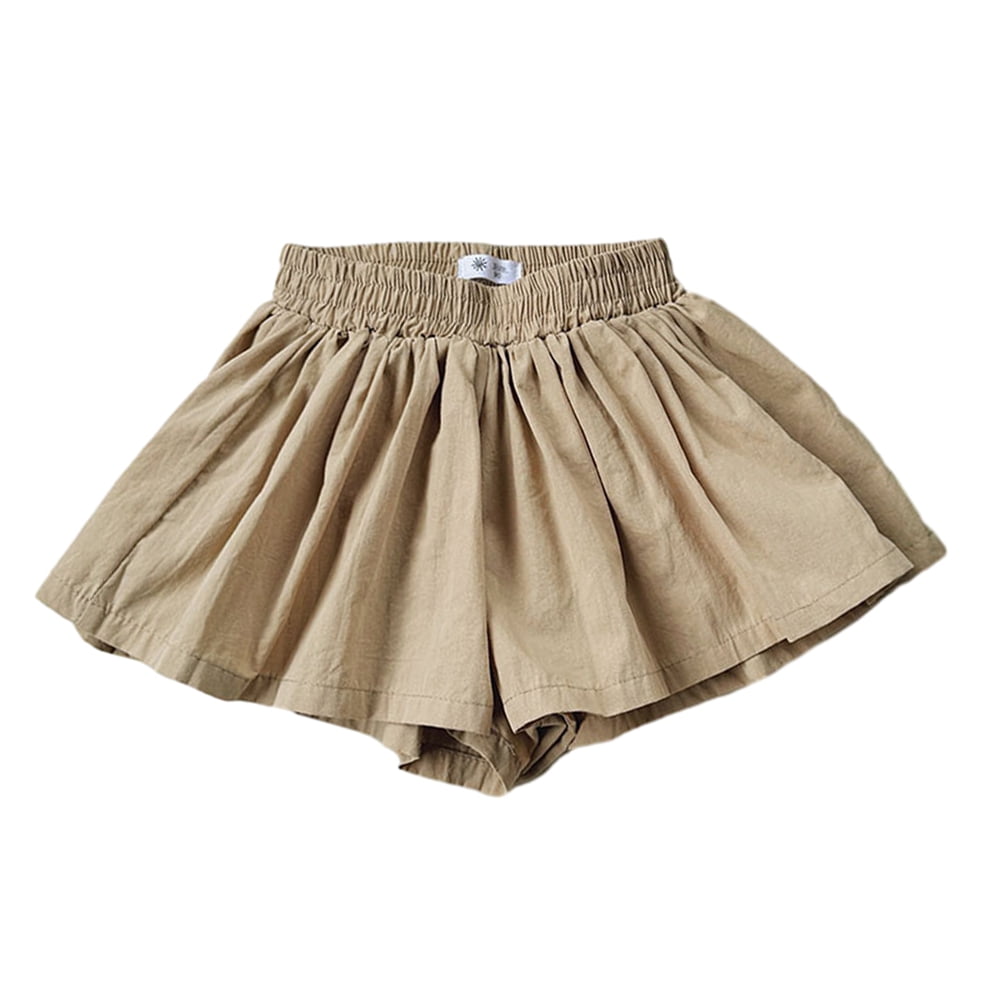 Hotiary Toddler Baby Girls Ruffle Skorts Kids Stretchy Waist Loose Mini ...