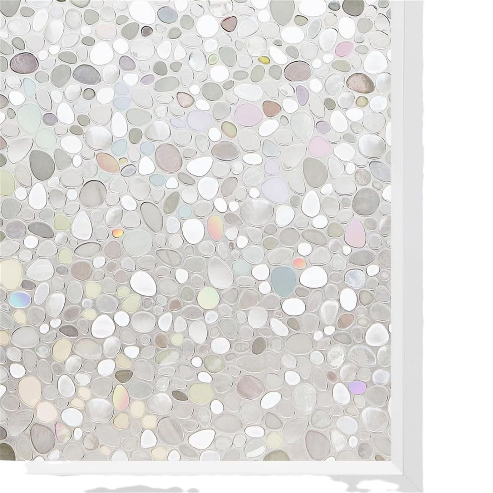 Hotiary Window Privacy Film Rainbow Film Decorative Window Sticker, 3D ...